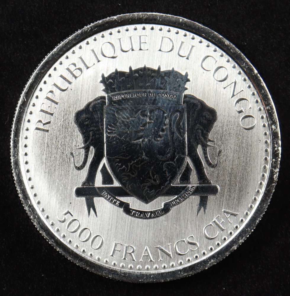 2019 Congo Silverback Gorilla Silver Coin | Pristine Auction