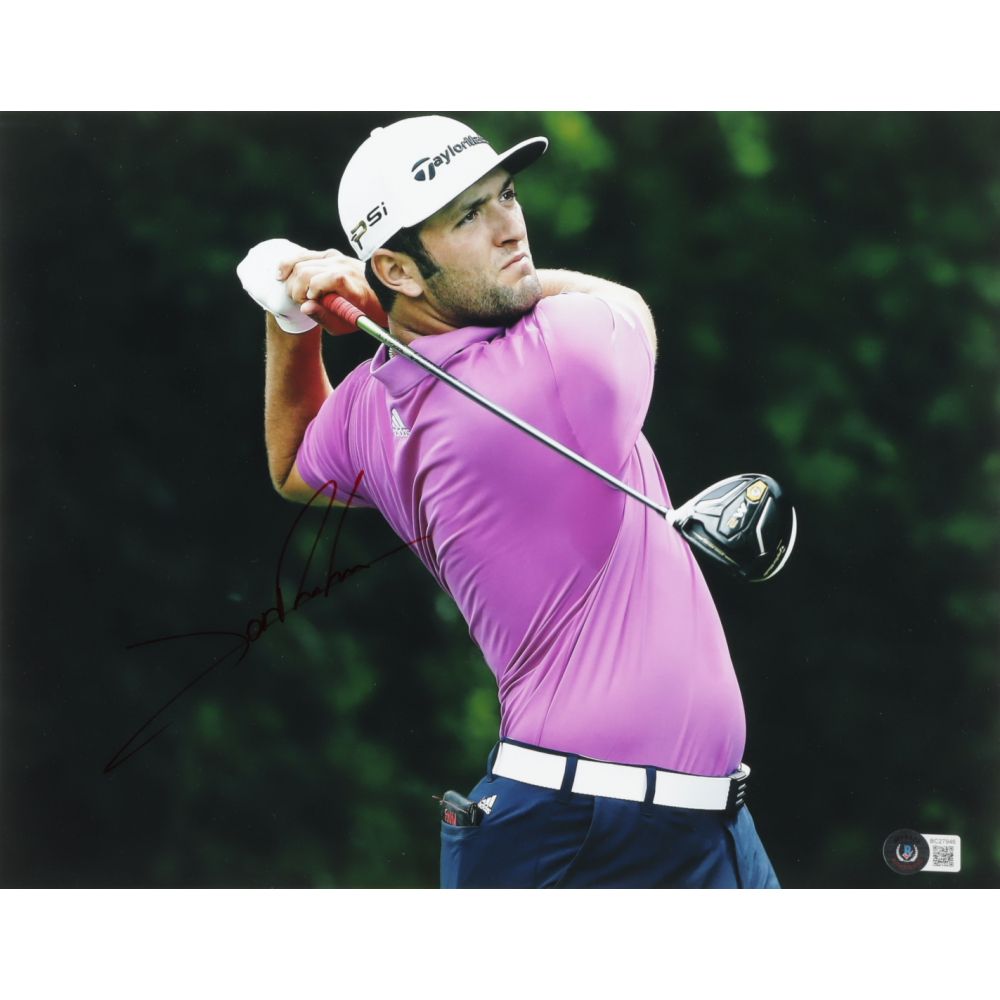 Jon Rahm Signed 11x14 Photo (Beckett COA) | Pristine Auction
