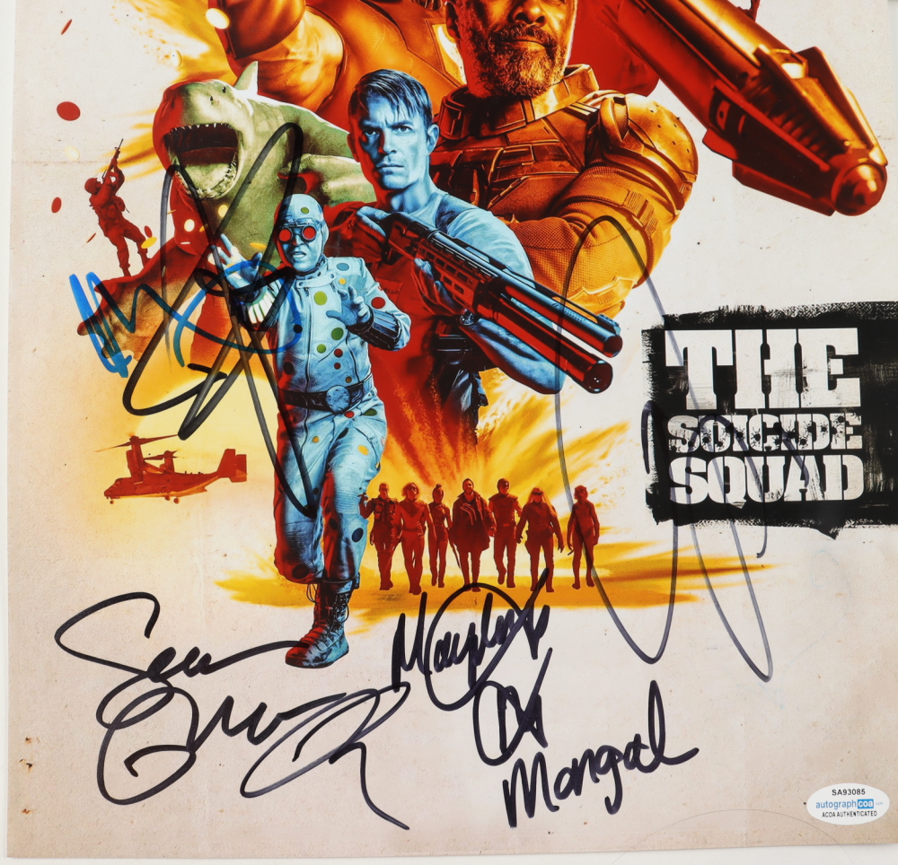 "The Suicide Squad" 12x18 Photo Signed by (7) with John Cena, Taika ...