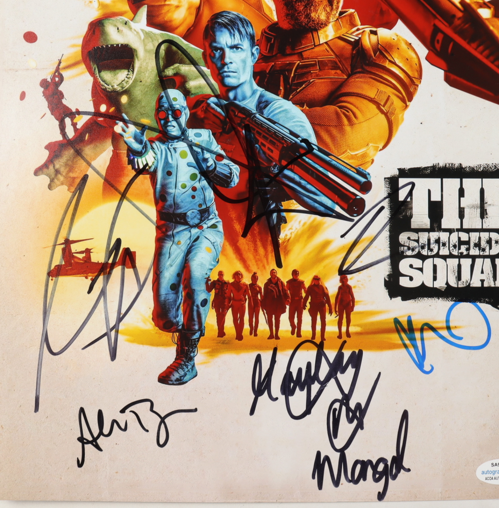 "The Suicide Squad" 12x18 Photo Cast-Signed by (7) with John Cena ...