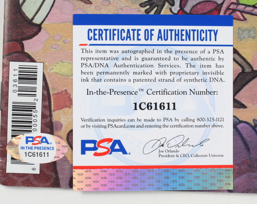 Rodger Bumpass Signed Issue #36 Invader Zim Comic Book (PSA COA ...