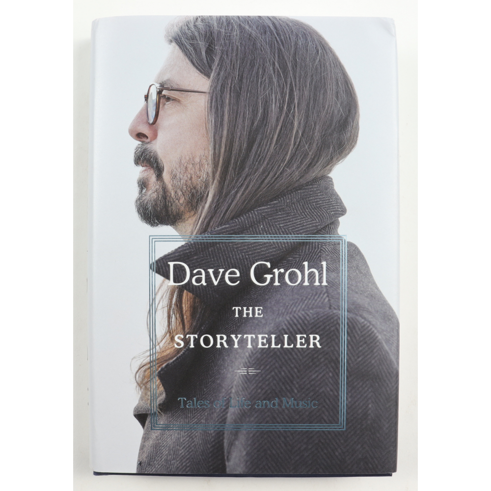Dave Grohl Signed "The Storyteller" Hardcover Book (JSA COA) | Pristine ...