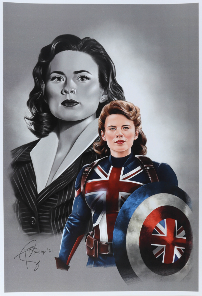 Agent Carter - The Avengers - Marvel Comics 13x19 Signed Lithograph by ...