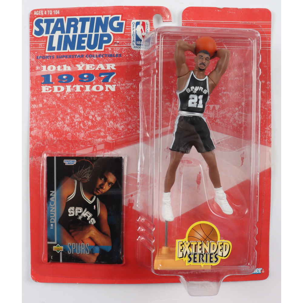 Tim Duncan 1997 Starting Lineup Sports Super Star Collectible Action ...