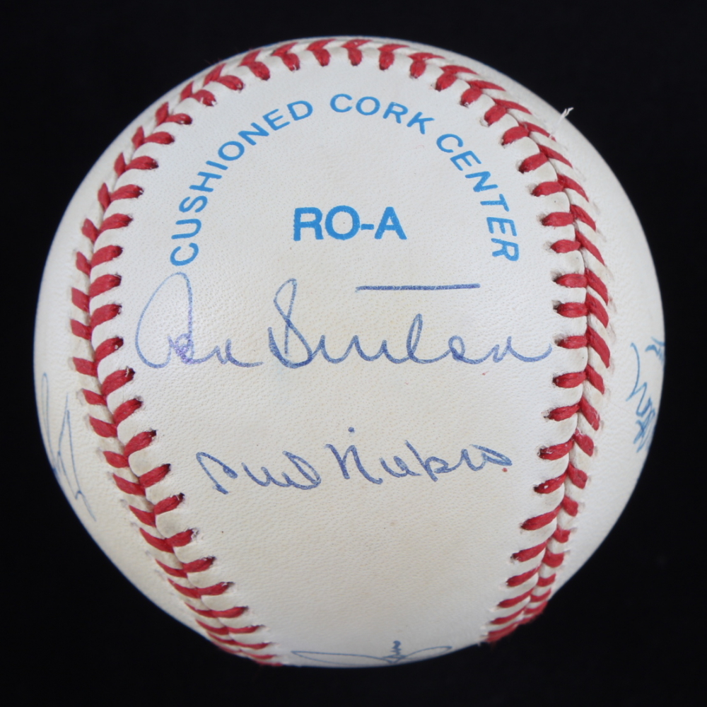 300 Win Club Signed OAL Baseball Signed by (8) with Tom Seaver, Nolan ...