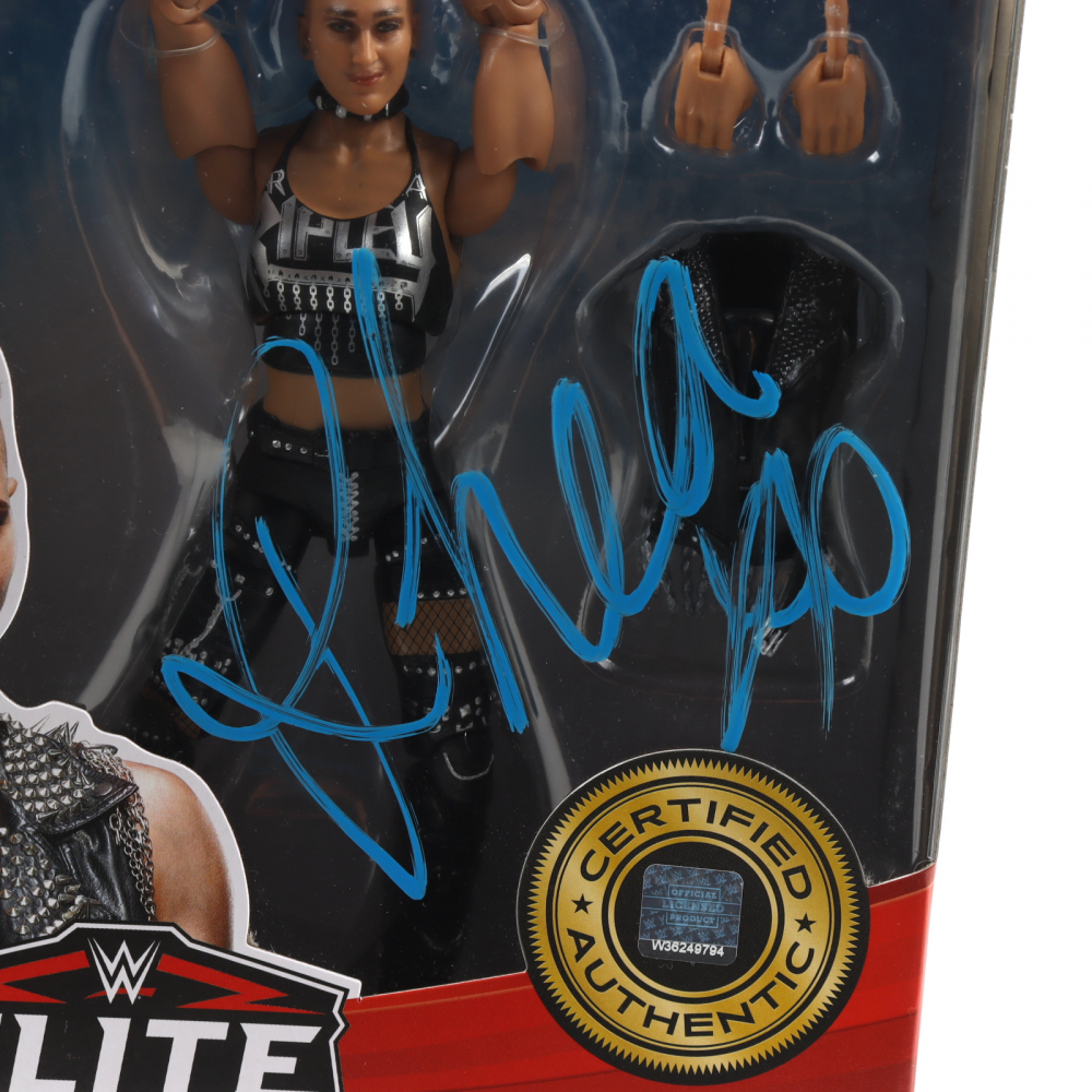 Rhea Ripley Signed WWE Elite Collection Action Figure Inscribed "XO ...