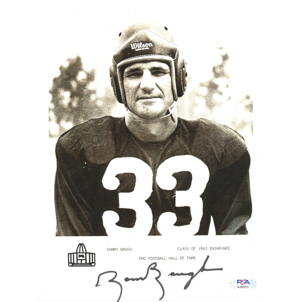 Sammy Baugh Signed Redskins 8x10 Photo (PSA COA) | Pristine Auction