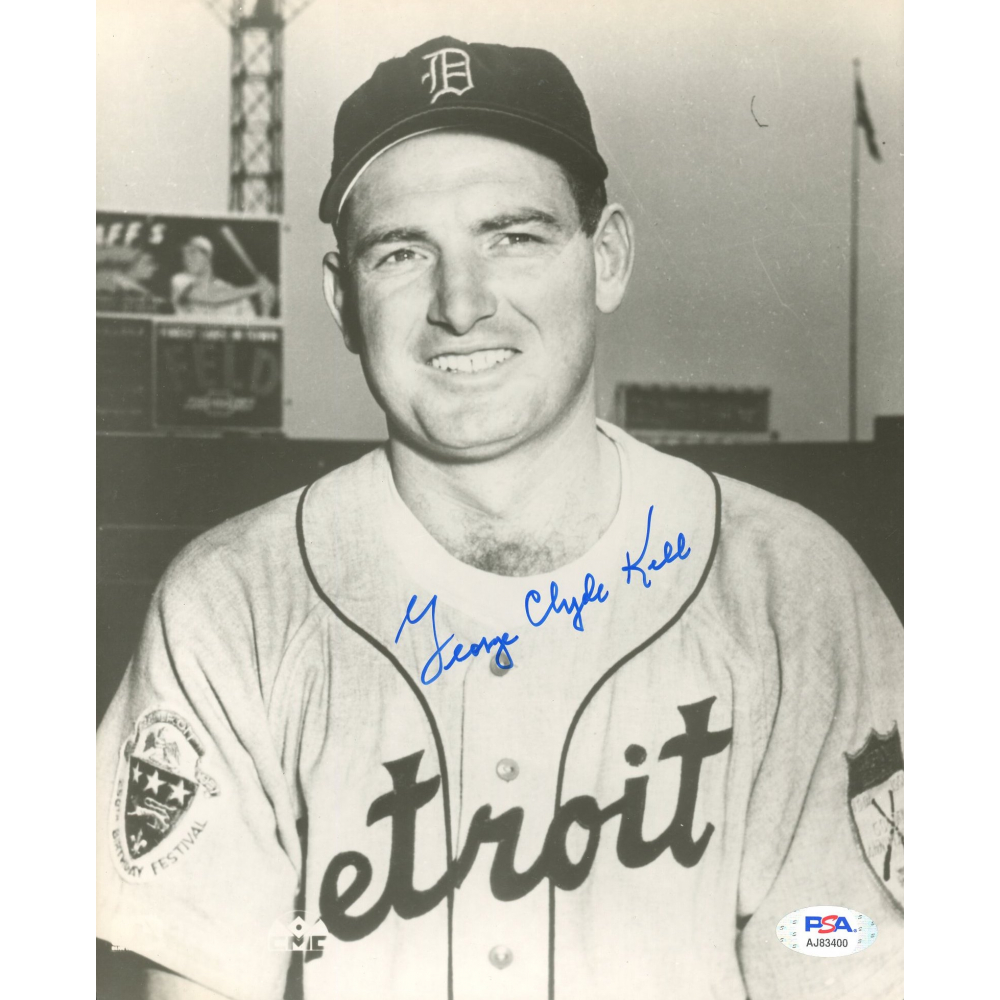 George Kell Signed Tigers 8x10 Photo (PSA COA) | Pristine Auction