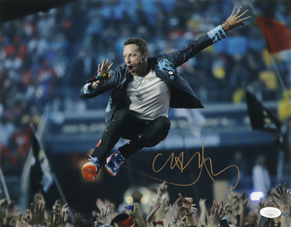 Chris Martin Signed 11x14 Photo (JSA COA) | Pristine Auction