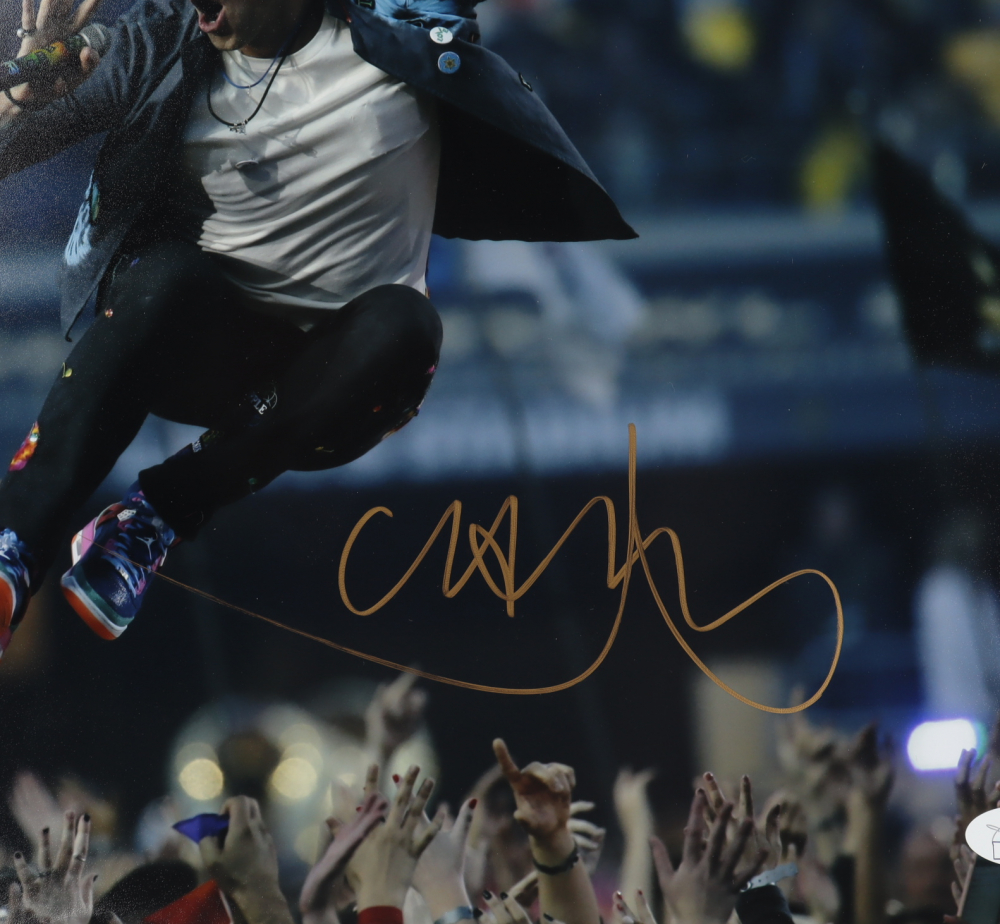Chris Martin Signed 11x14 Photo (JSA COA) | Pristine Auction