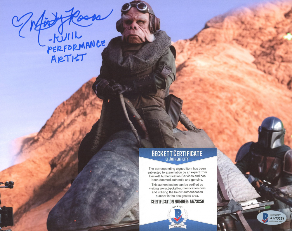 Misty Rosas Signed "The Mandalorian" 8x10 Photo Inscribed "Kuiil ...