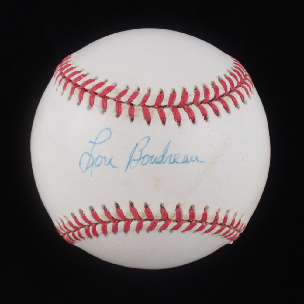 Lou Boudreau Signed ONL Baseball (PSA) | Pristine Auction
