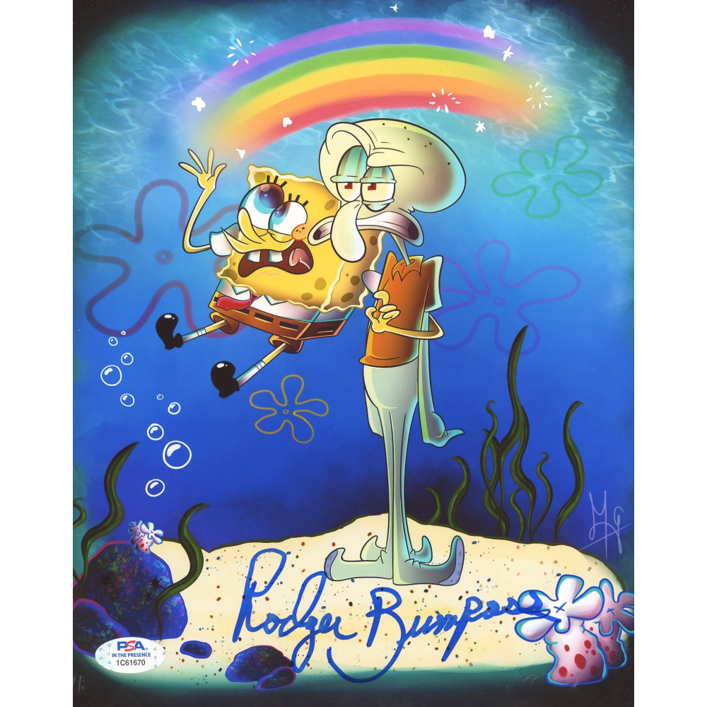 Rodger Bumpass Signed "SpongeBob SquarePants" 8x10 Photo (PSA ...