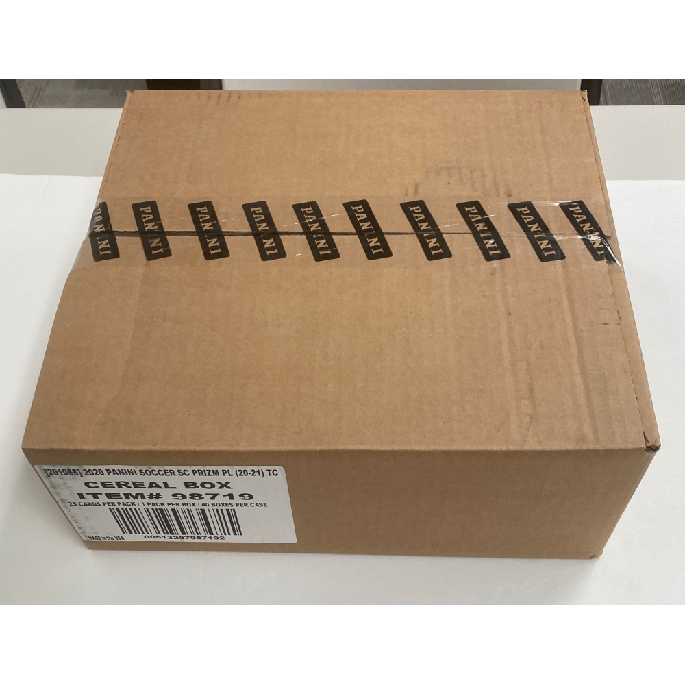 2020-21 Panini Prizm English Premier League Soccer Cereal (40) Box Case ...