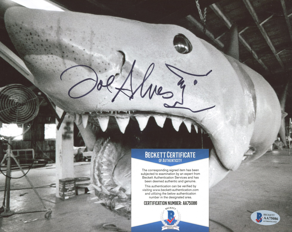 Joe Alves Signed "Jaws" 8x10 Photo with Hand-Drawn Sketch (Beckett COA ...