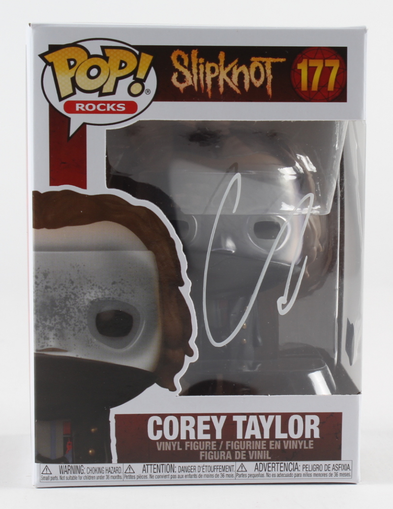 Corey Taylor Signed "SlipKnot" #177 Corey Taylor Funko Pop! Vinyl ...