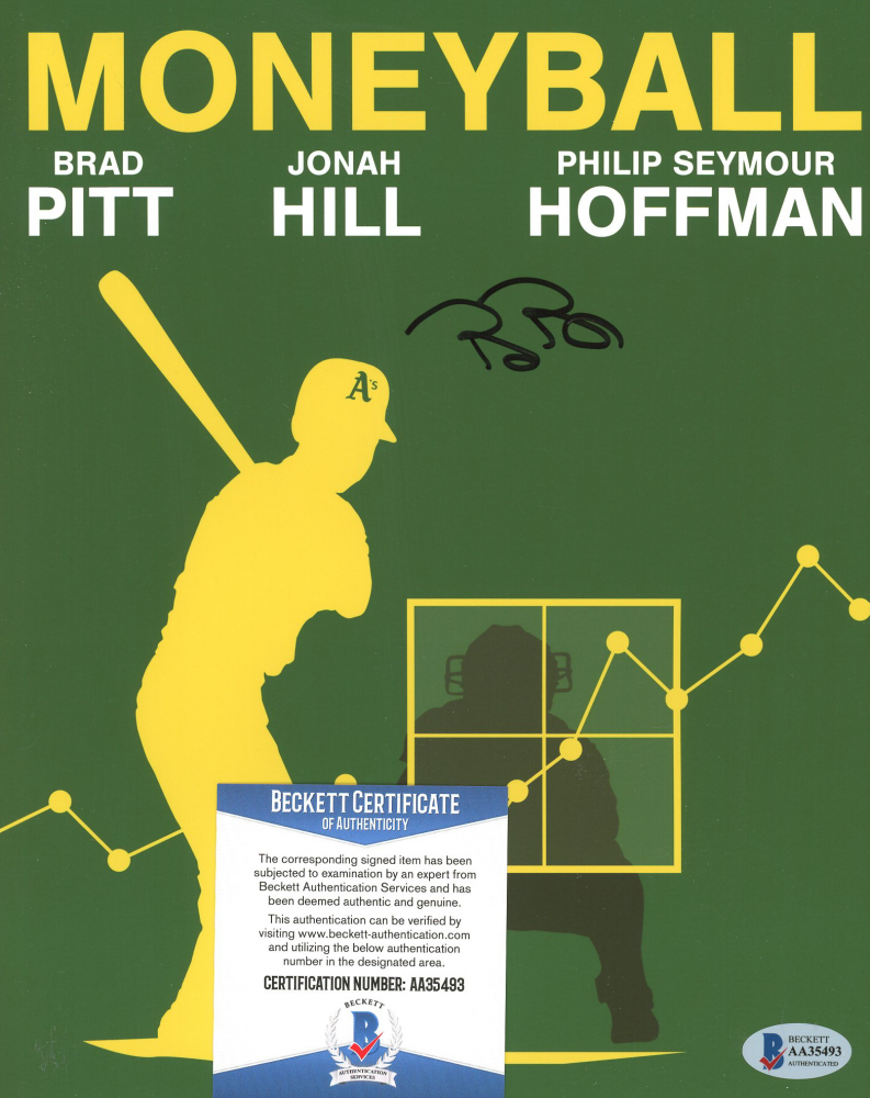 Billy Beane Signed "Moneyball" 8x10 Photo (Beckett COA) | Pristine Auction