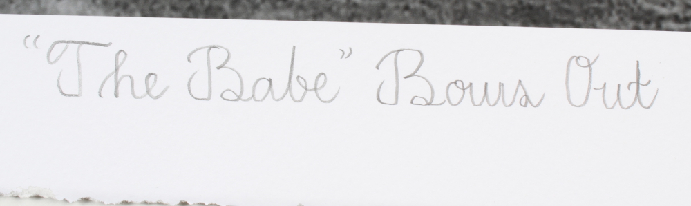 Historical Photo Archive - Babe Ruth "The Babe" Bows Out Limited ...