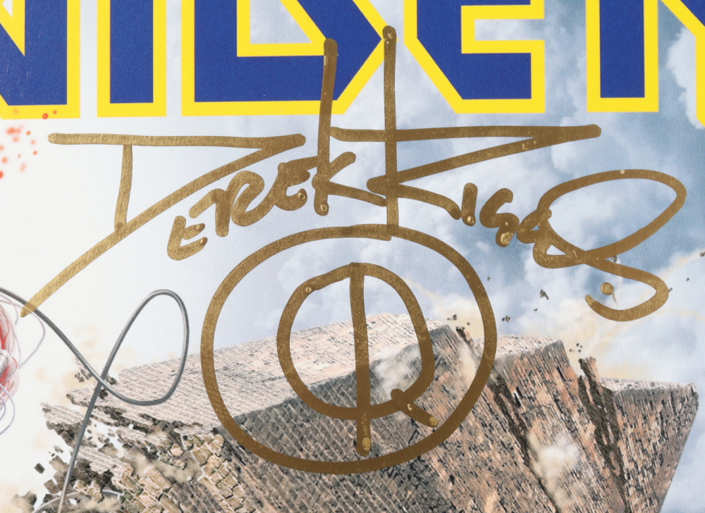 Derek Riggs Signed "Iron Maiden - Somewhere Back In Time The Best Of ...
