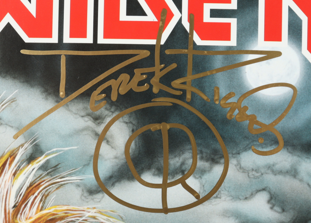 Derek Riggs Signed "Iron Maiden" Vinyl Record Album (JSA COA ...