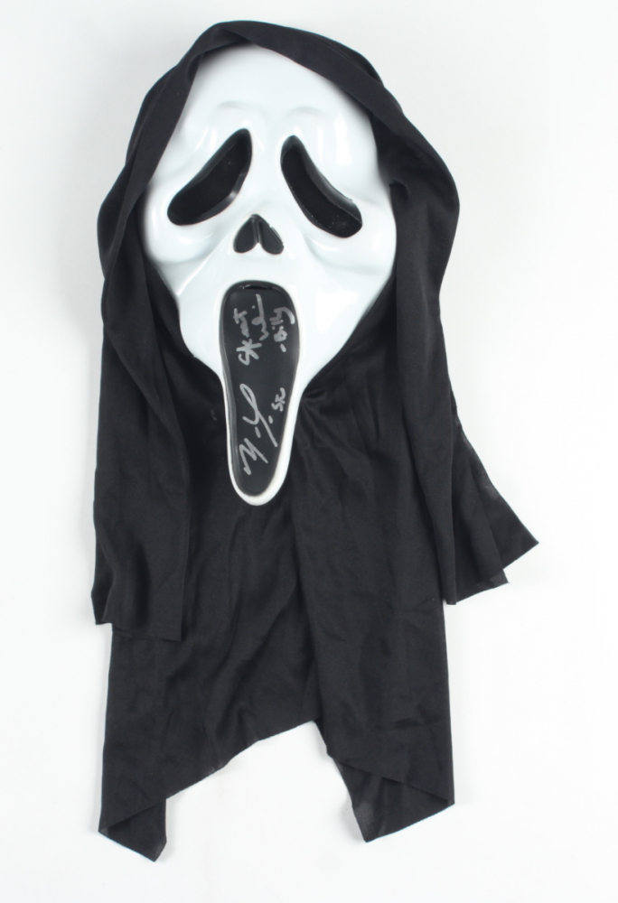Skeet Ulrich & Matthew Lillard Signed "Scream" Ghostface Mask Inscribed ...