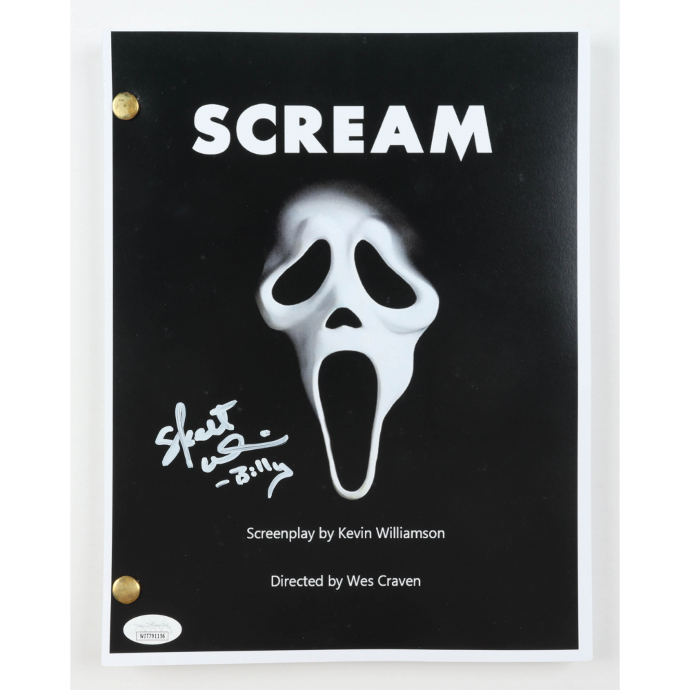 Skeet Ulrich Signed "Scream" Movie Script Inscribed "-Billy" (JSA COA ...