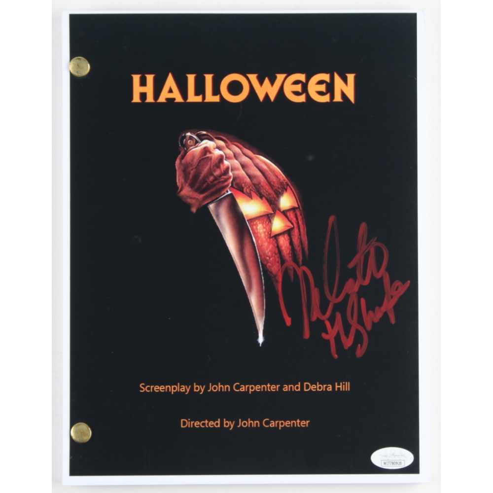 Nick Castle Signed "Halloween" Movie Script Inscribed "The Shape" (JSA ...