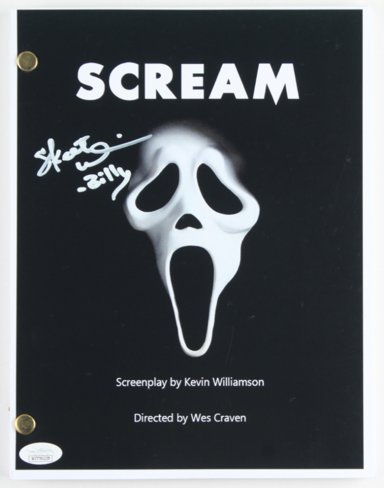 Skeet Ulrich Signed "Scream" Movie Script Inscribed "-Billy" (JSA COA ...