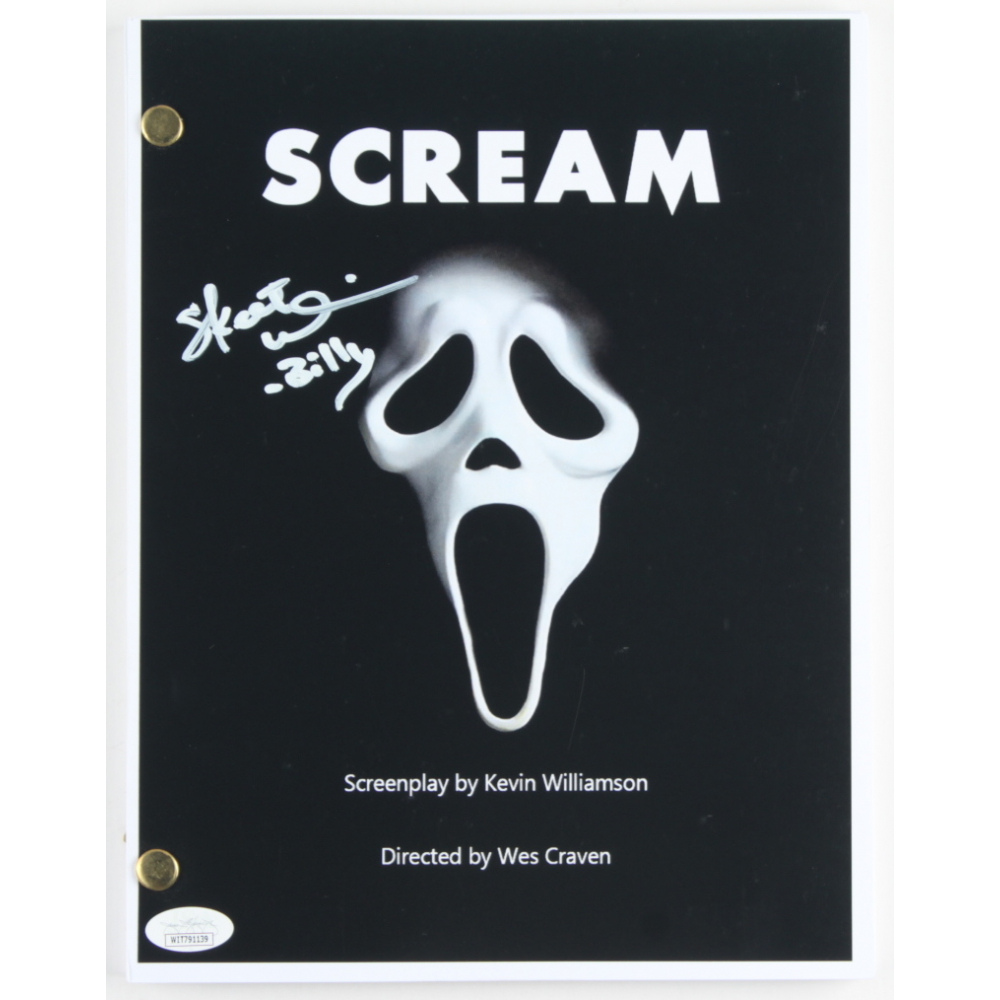 Skeet Ulrich Signed "Scream" Movie Script Inscribed "-Billy" (JSA COA ...