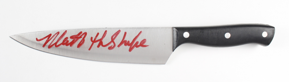 Nick Castle Signed Stainless Steel Knife Inscribed "The Shape" (JSA ...