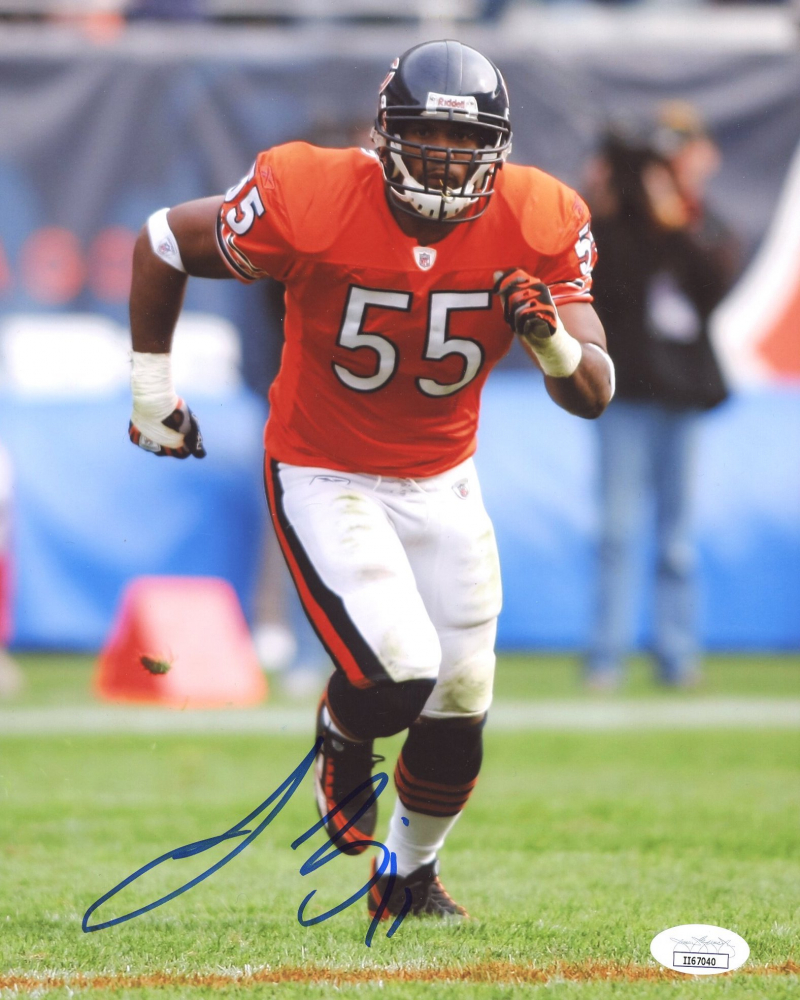 Lance Briggs Signed Bears 8x10 Photo (JSA COA) | Pristine Auction