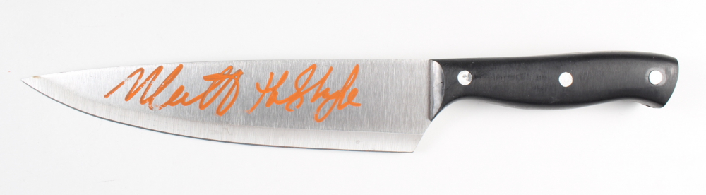 Nick Castle Signed Stainless Steel Knife Inscribed "The Shape" (JSA COA ...
