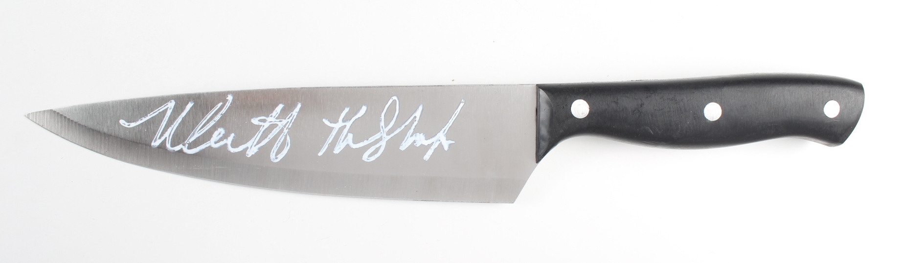 Nick Castle Signed Stainless Steel Knife Inscribed "The Shape" (JSA COA ...