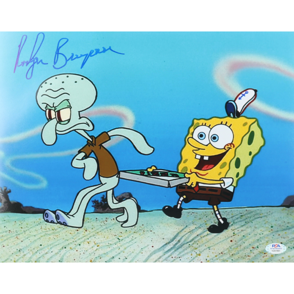 Rodger Bumpass Signed SpongeBob SquarePants 11x14 Photo PSA