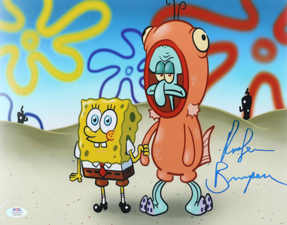 Rodger Bumpass Signed "SpongeBob SquarePants" 11x14 Photo (PSA ...