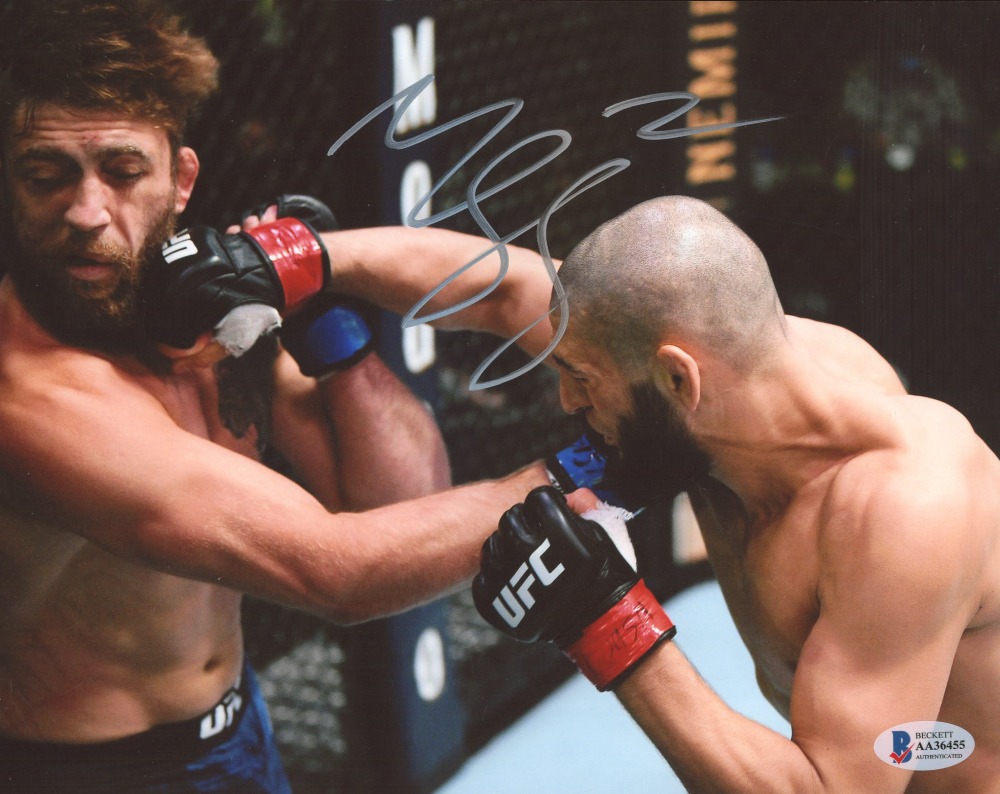 Khamzat "Borz" Chimaev Signed UFC 8x10 Photo (Beckett COA) | Pristine ...