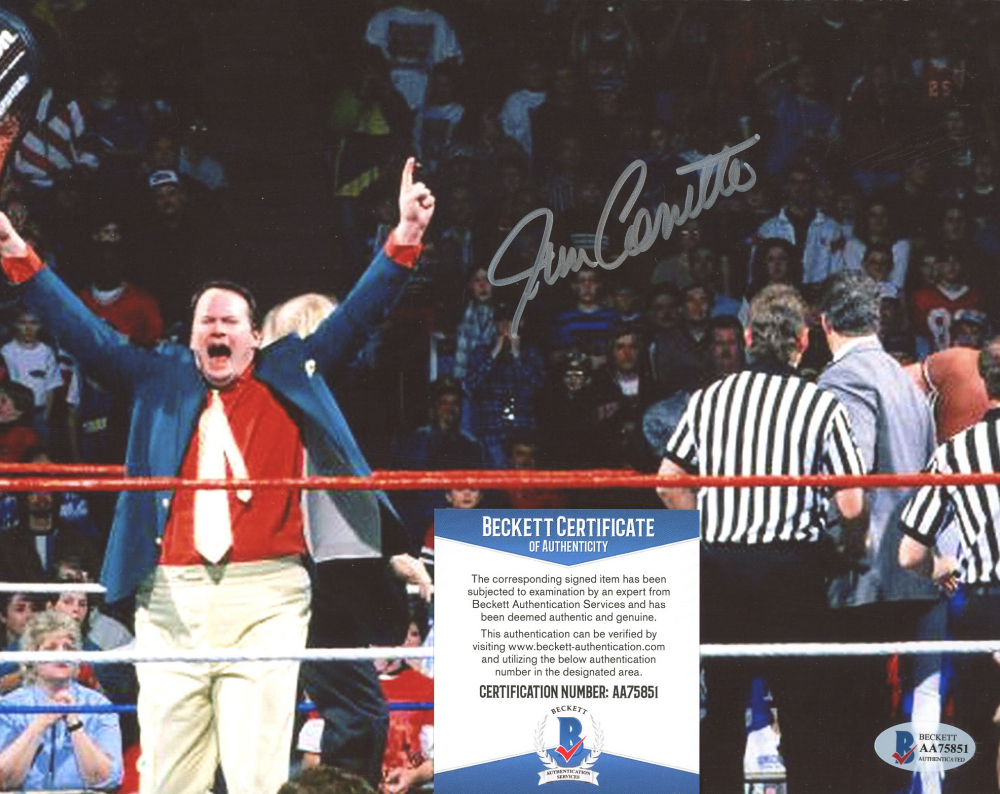 Jim Cornette Signed 8x10 Photo (Beckett) | Pristine Auction
