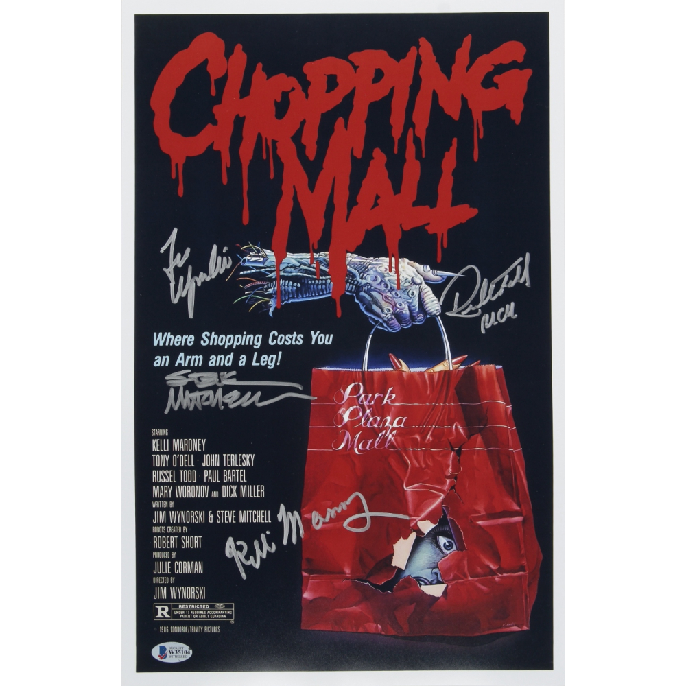 "Chopping Mall" 11x17 Photo Cast-Signed by (4) with Kelli Maroney, Jim ...