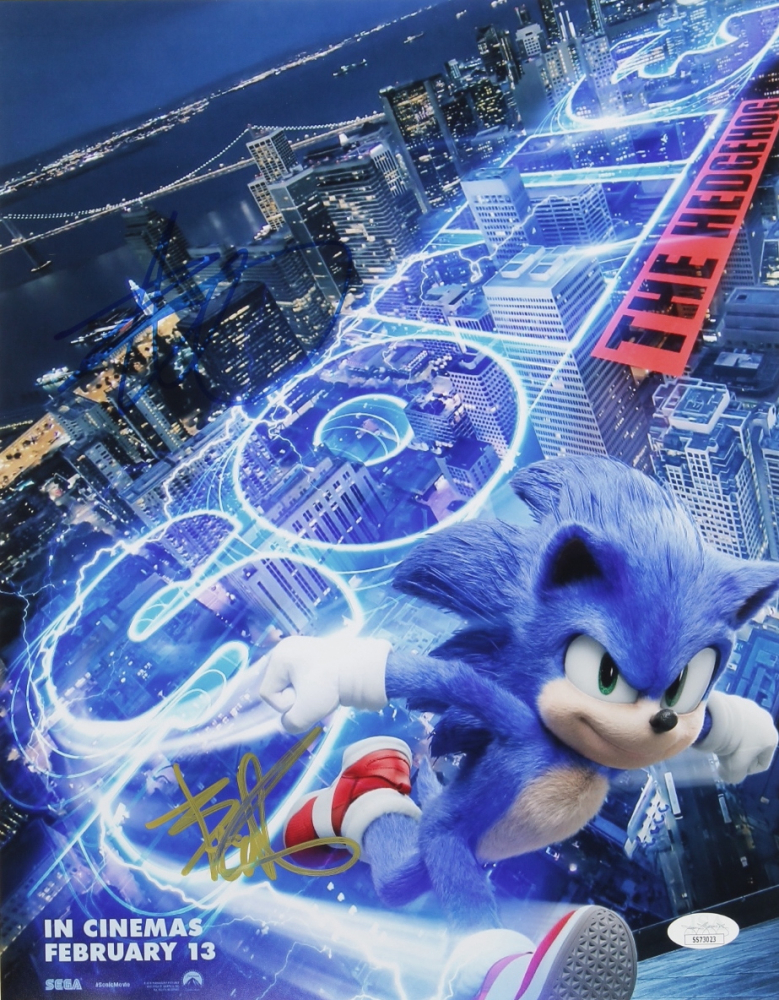 Ben Schwartz Signed "Sonic the Hedgehog" 11x14 Photo (JSA COA ...