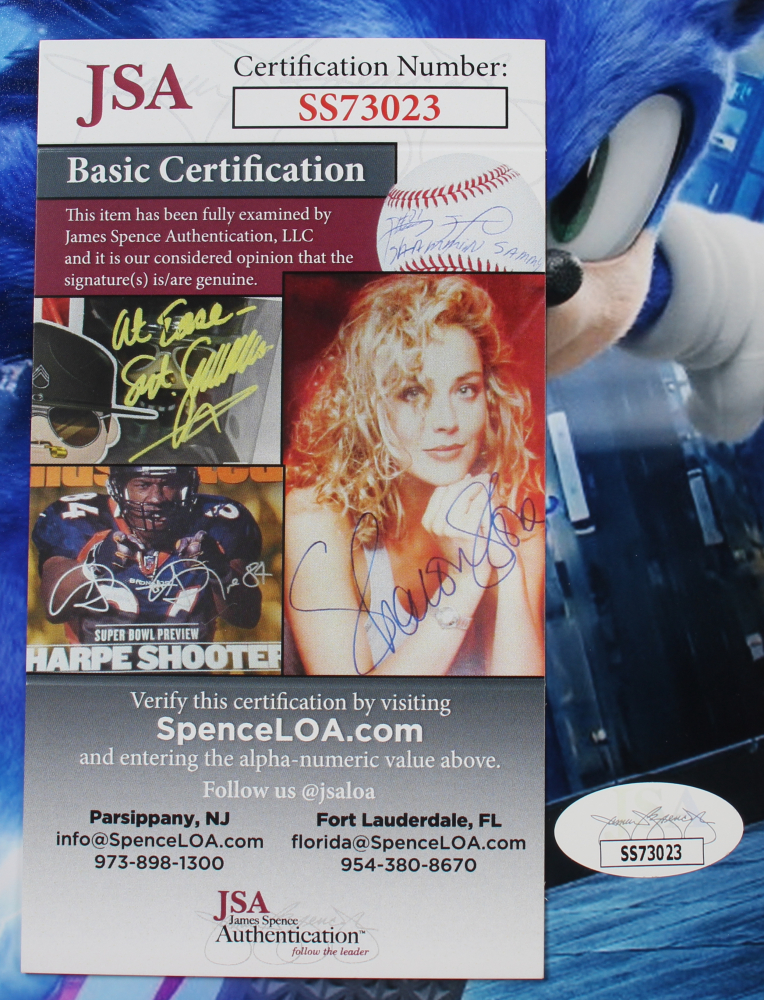 Ben Schwartz Signed "Sonic the Hedgehog" 11x14 Photo (JSA COA ...