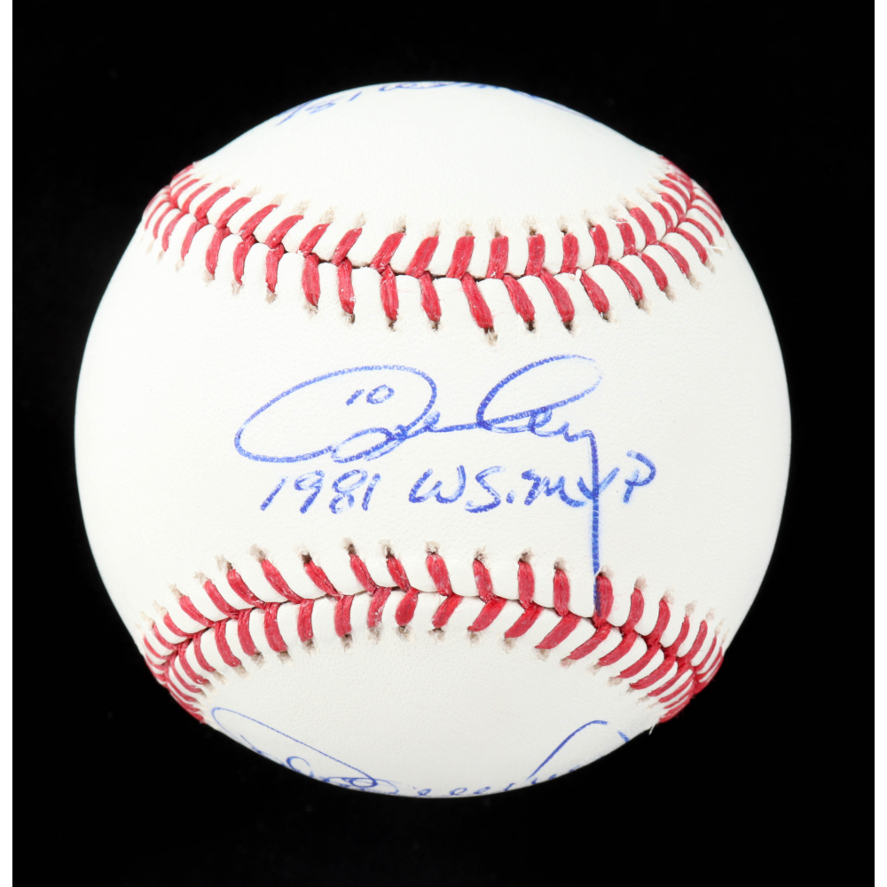 Ron Cey, Steve Yeager & Pedro Guerrero Signed OML Baseball Each ...
