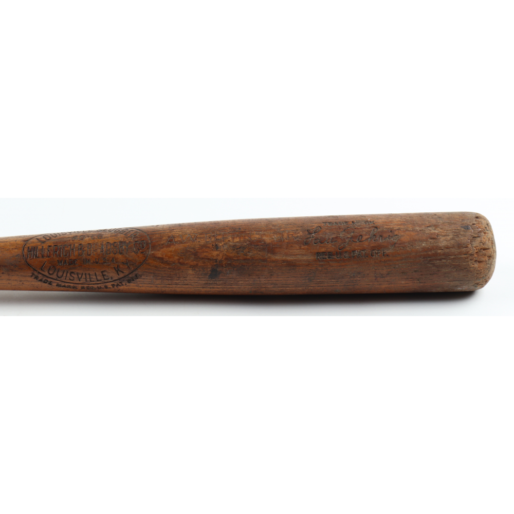 Lou Gehrig Louisville Slugger Player Model Baseball Bat | Pristine Auction