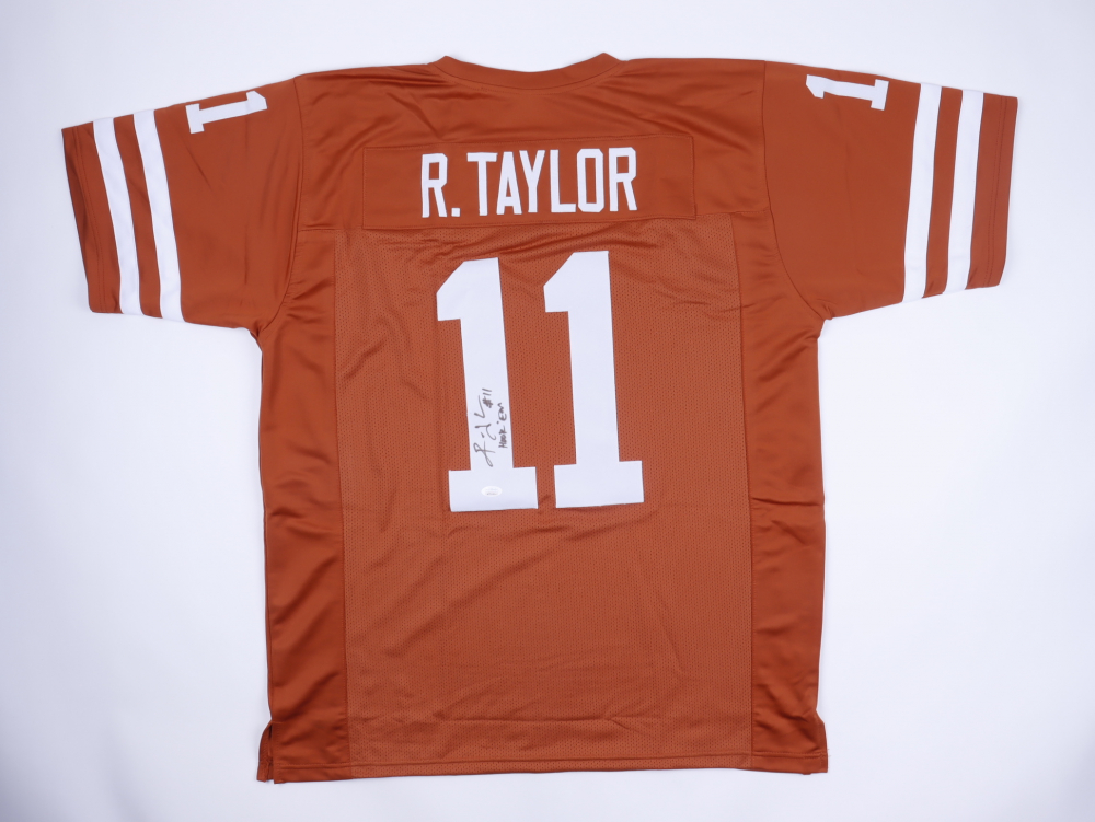 Ramonce Taylor Signed Jersey Inscribed "Hook 'Em" (JSA COA) | Pristine ...