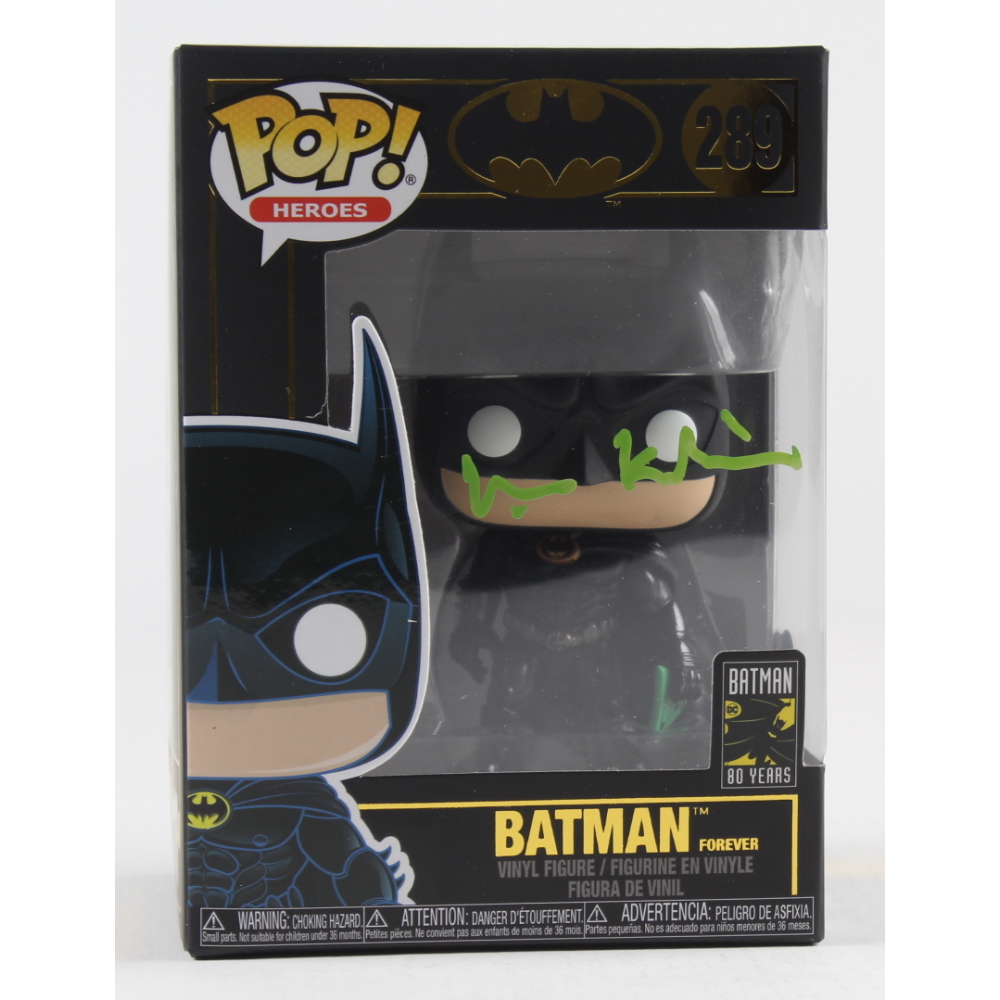 Val Kilmer Signed Batman #289 Batman Forever Funko Pop! Vinyl Figure ...