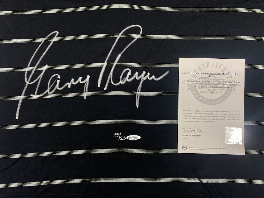 Gary Player Signed LE "Gary Player Collection" Golf Polo (UDA ...