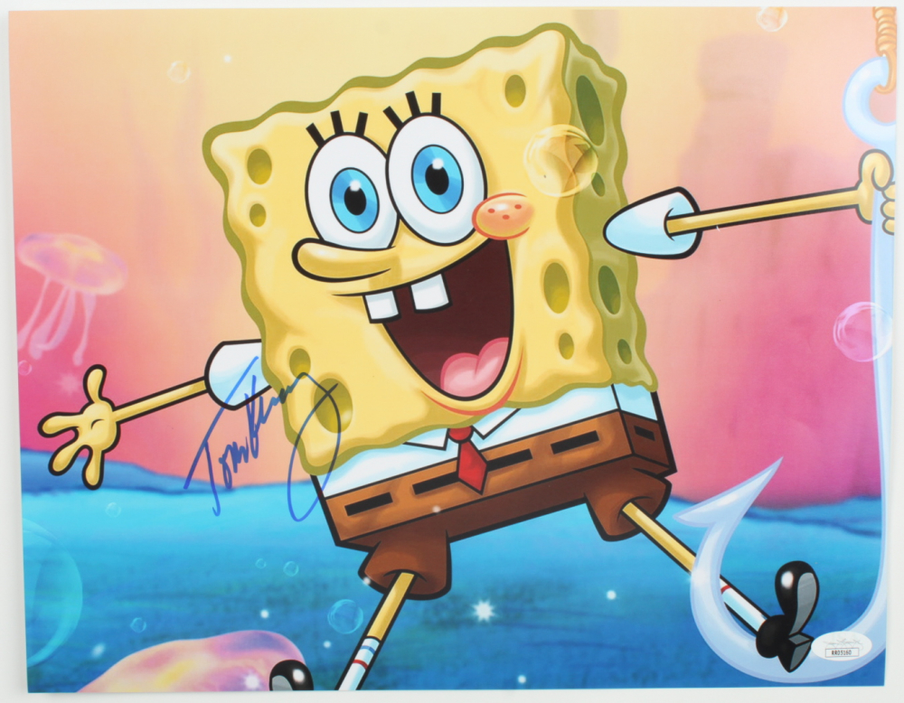 Tom Kenny Signed "SpongeBob SquarePants" 11x14 Photo (JSA Hologram ...