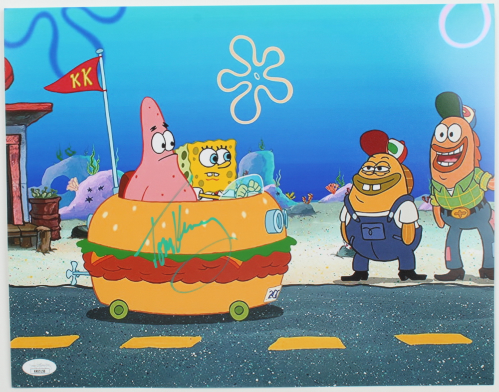 Tom Kenny Signed "SpongeBob SquarePants" 11x14 Photo (JSA Hologram ...