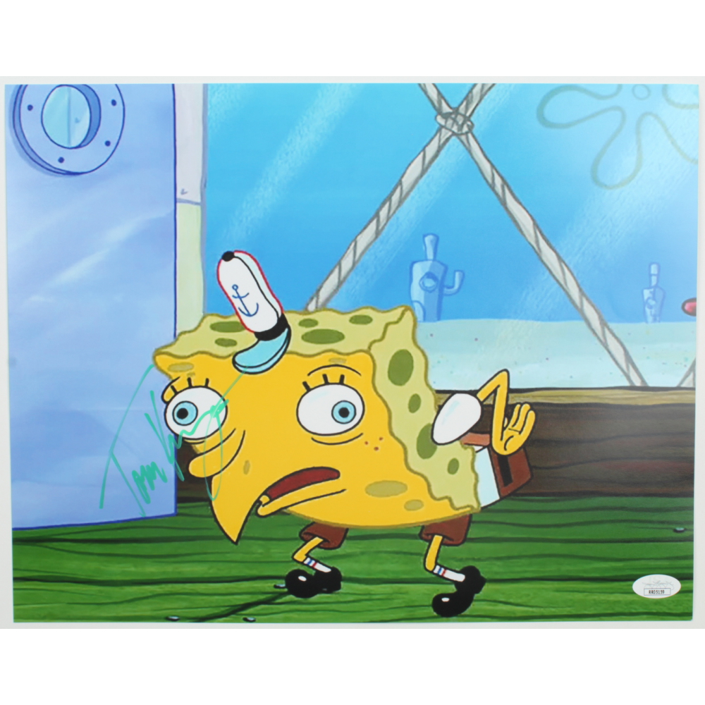 Tom Kenny Signed "SpongeBob SquarePants" 11x14 Photo (JSA Hologram ...