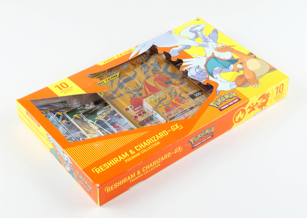 Pokémon TCG: Reshiram & Charizard GX Premium Collection with (10 ...