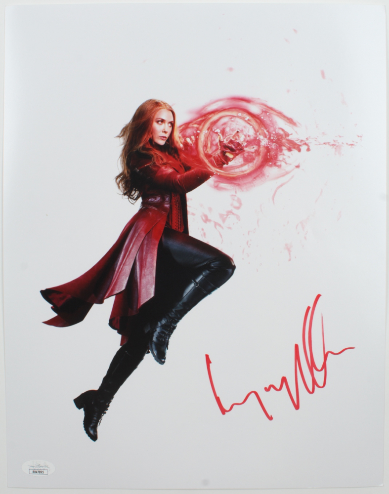 Elizabeth Olsen Signed "Avengers" 11x14 Photo (JSA COA) | Pristine Auction